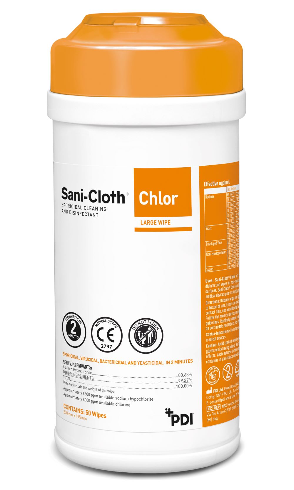 Sani-Cloth® Chlor Sporicidal Wipe